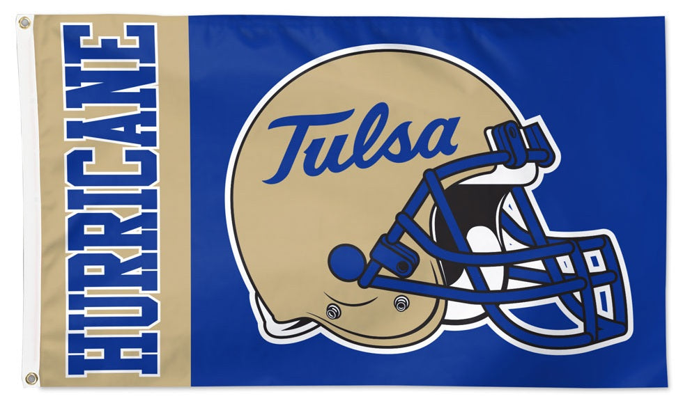 Tulsa Hurricane Football Flag 3x5