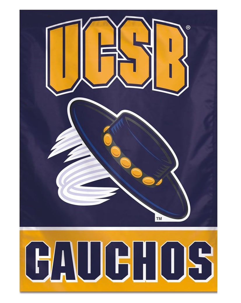 UCSB Gauchos Banner College Flag Purple
