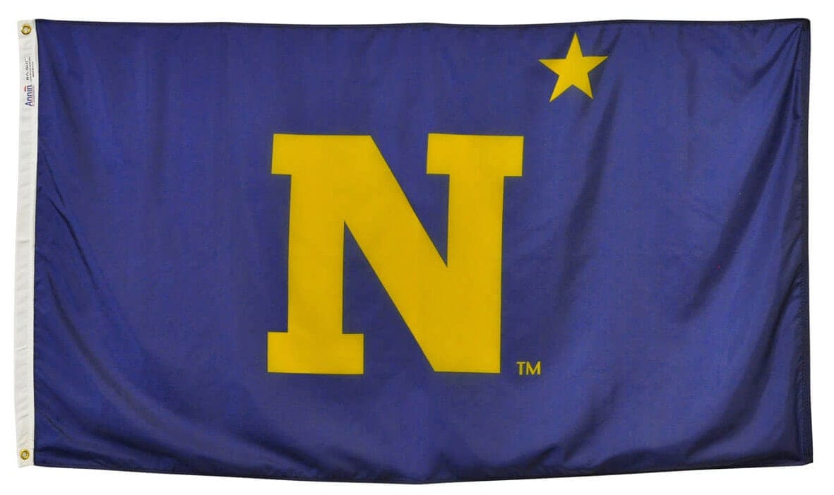 US Naval Academy Flag 3x5 N Logo | Heartland Flags