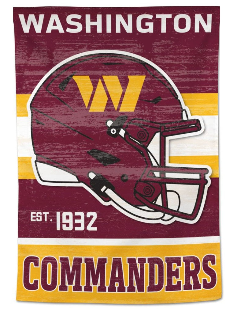 Washington Commanders Banner Vintage NFL Flag