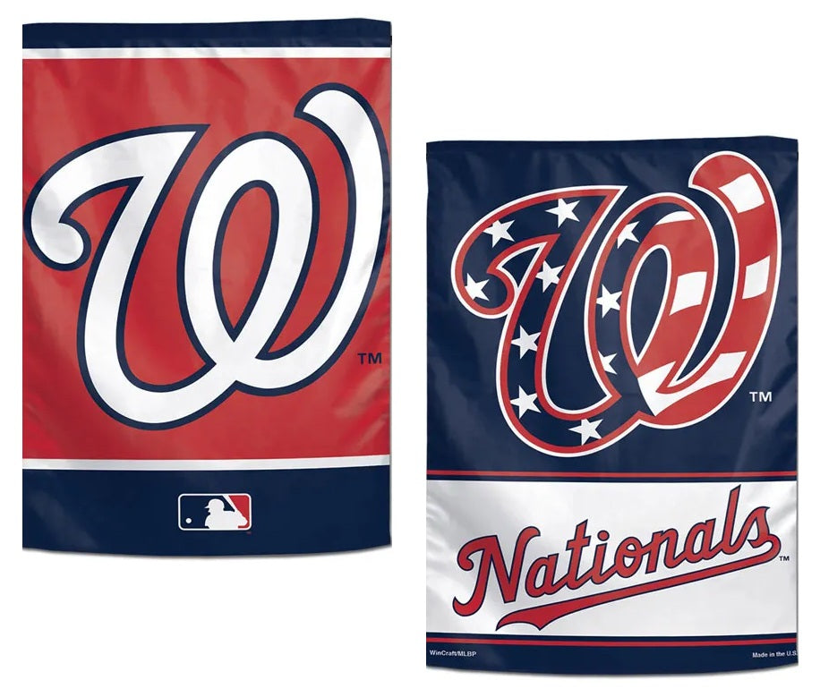Washington Nationals Garden Flag 2 Sided Design