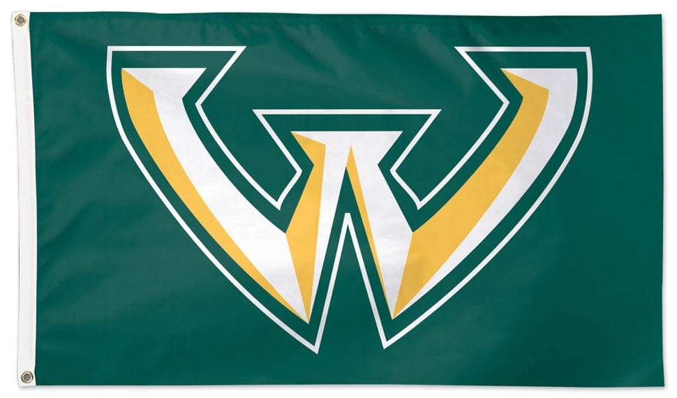 Wayne State Warriors Flag 3x5 Logo