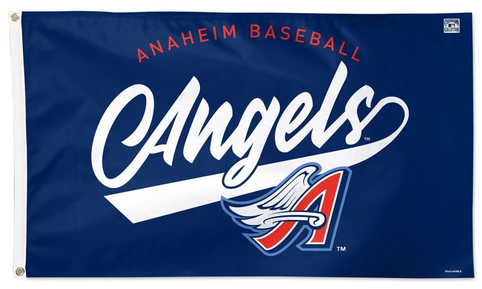Anaheim Baseball Angels Flag 3x5 Cooperstown MLB
