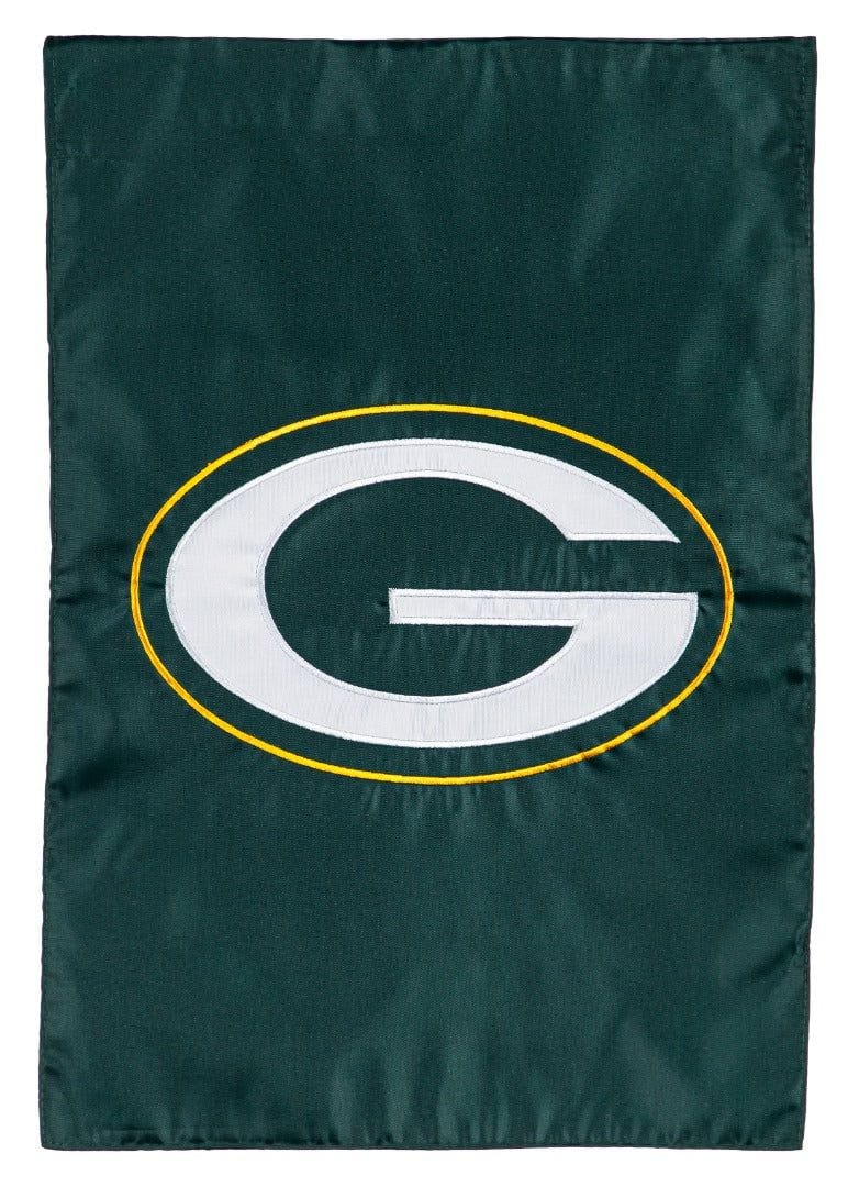 Green Bay Packers Garden Flag 2 Sided Applique NFL