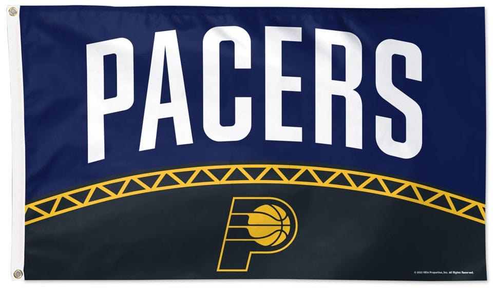 Indiana Pacers Flag 3x5 City Logo 2023 NBA
