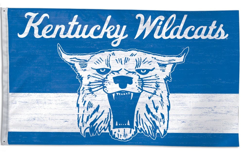 Kentucky Wildcats Flag 3x5 Throwback Vault Logo