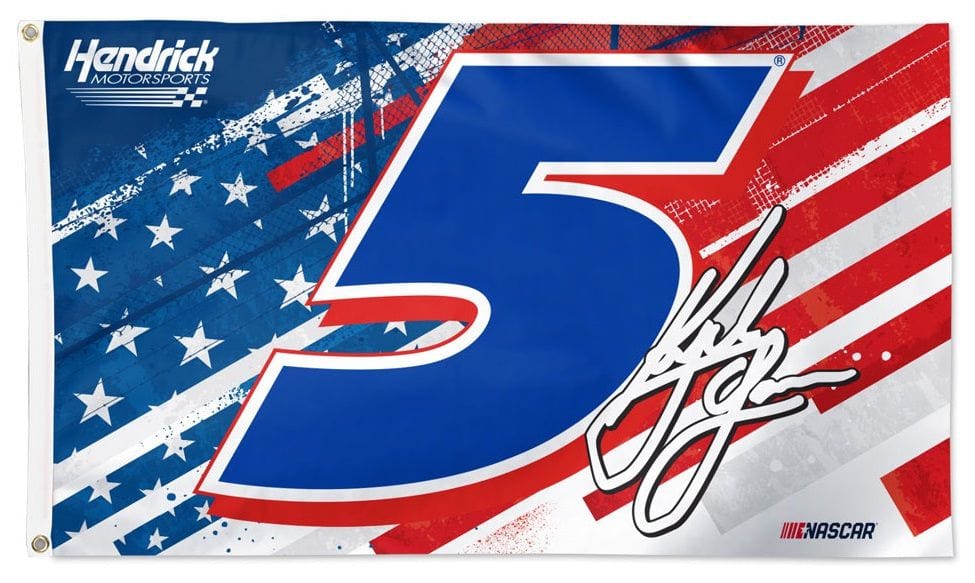 Kyle Larson Flag 3x5 Patriotic NASCAR #5