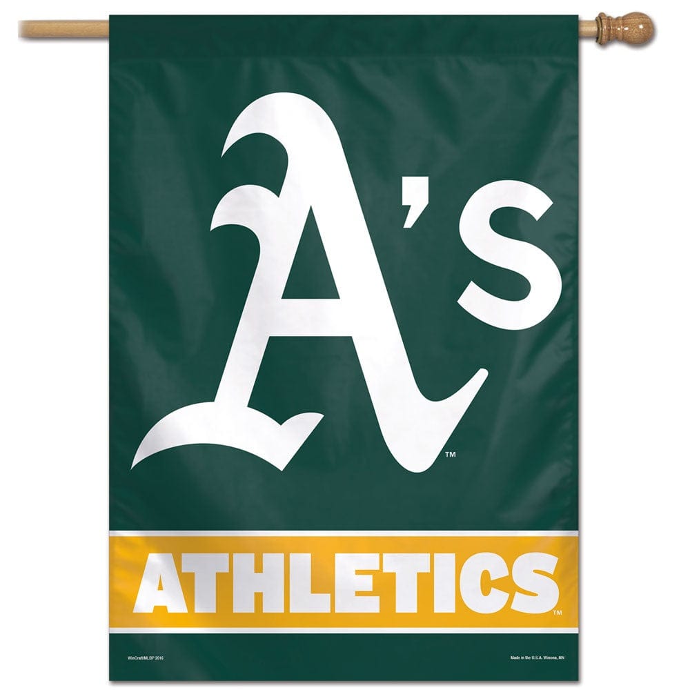 Oakland A's Banner Vertical Flag MLB | Heartland Flags