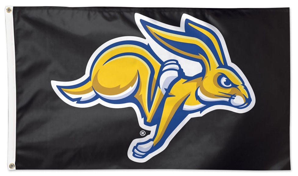 South Dakota State Flag 3x5 Jackrabbits Black