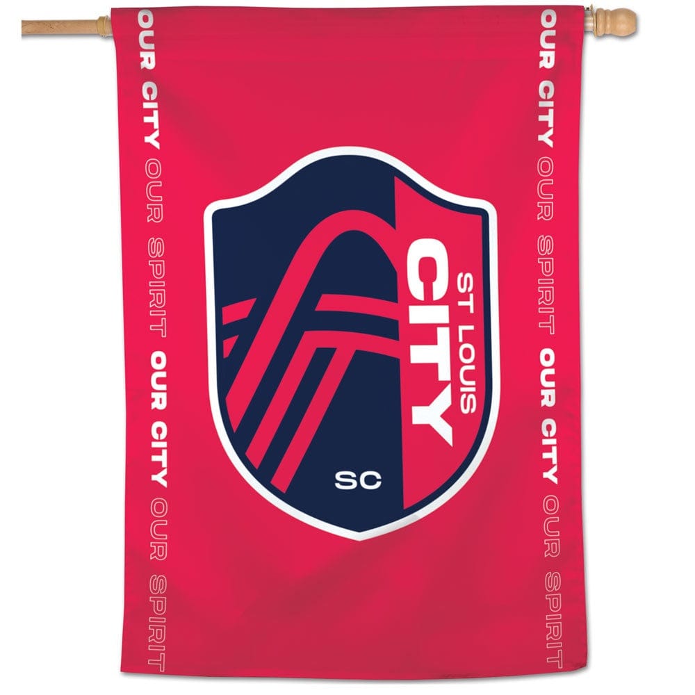 St Louis City SC Banner Vertical Flag MLS