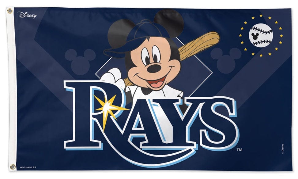 Tampa Bay Rays Flag 3x5 Mickey Mouse Baseball MLB