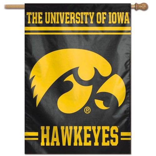 The University of Iowa Hawkeyes Flag 28x40 House Banner