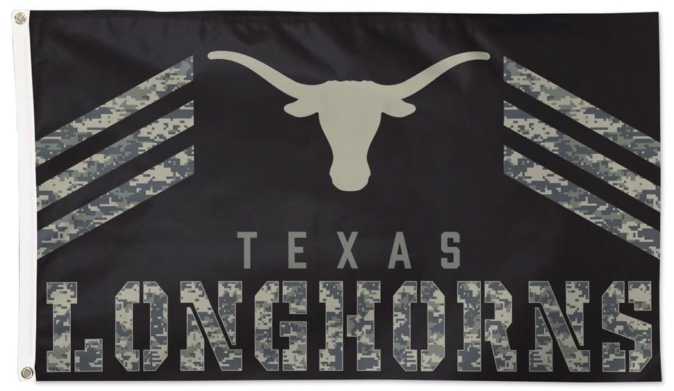 Texas Longhorns Flag 3x5 Military Appreciation